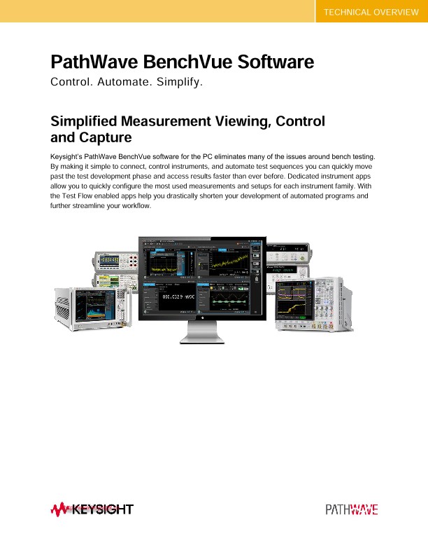 PathWave BenchVue Software PDF Asset Page | Keysight
